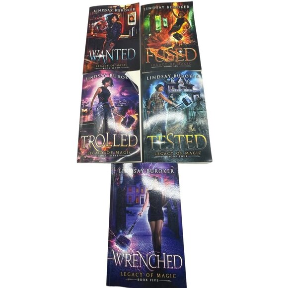 unknown | Accents | Lot Of 5 Legacy Of Magic By Lindsay Buroker ...